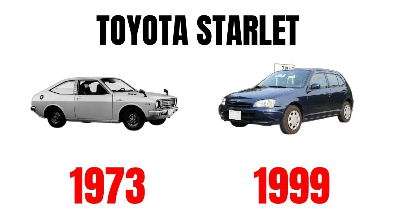 Toyota Starlet (Evolution 1999 - 1973) - All generations