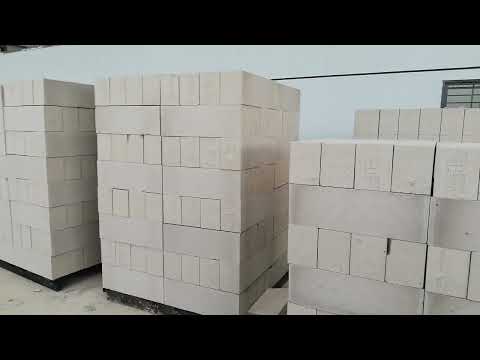 Segregation & palletizing of AAC blocks after autoclaving.