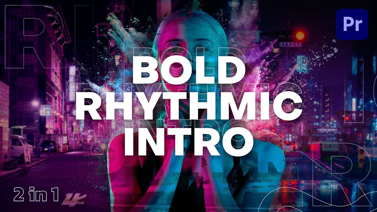 Bold Rhythmic Intro | Premiere Pro Template | Tutorial | Download
