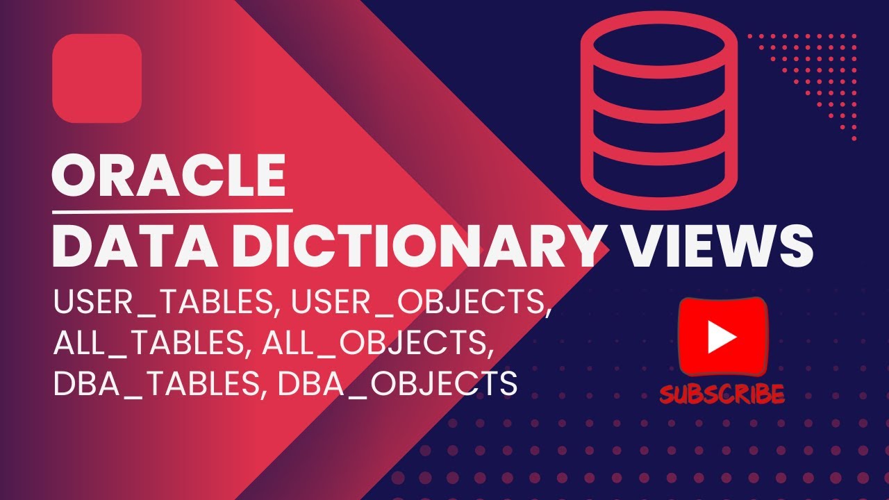 Mastering SQL Queries on Oracle Data Dictionary Views