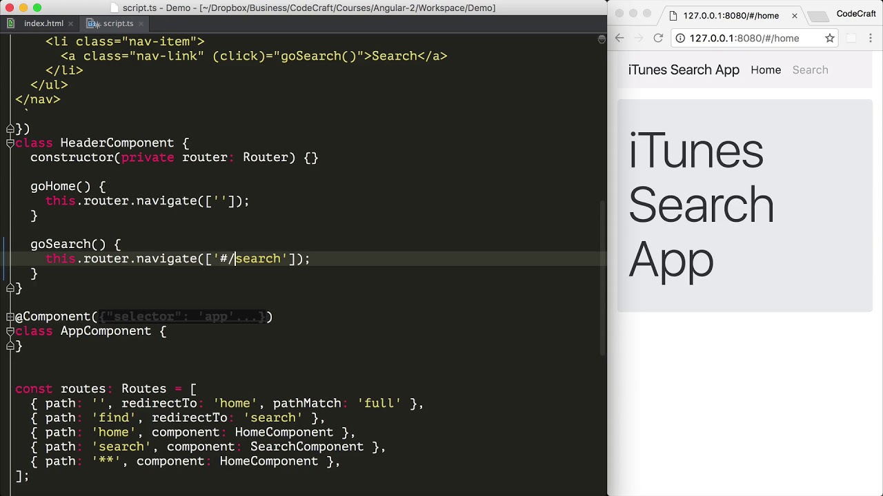 EP 12.3 - Angular / Routing / Navigation