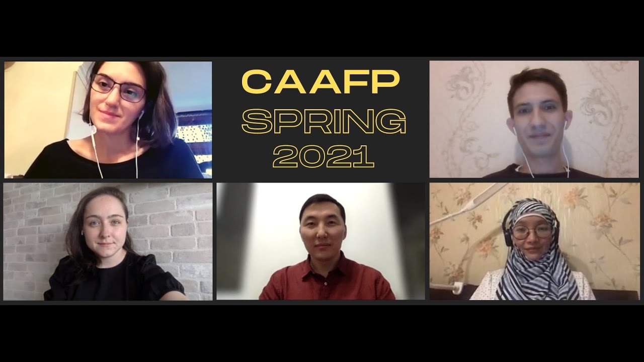 CAAFP Fellows' Final Research Presentation: Rising Civic Engagement in Central Asia and Azerbaijan