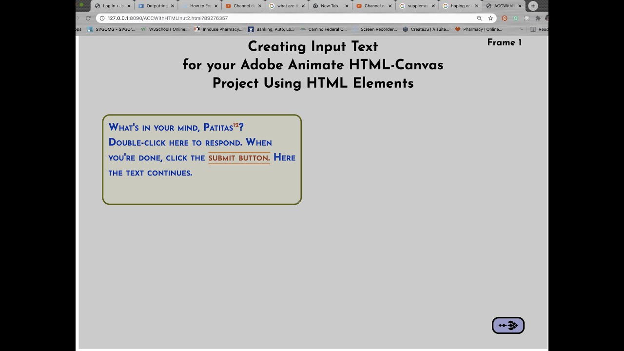 Adobe Animate CC HTML And Javascript