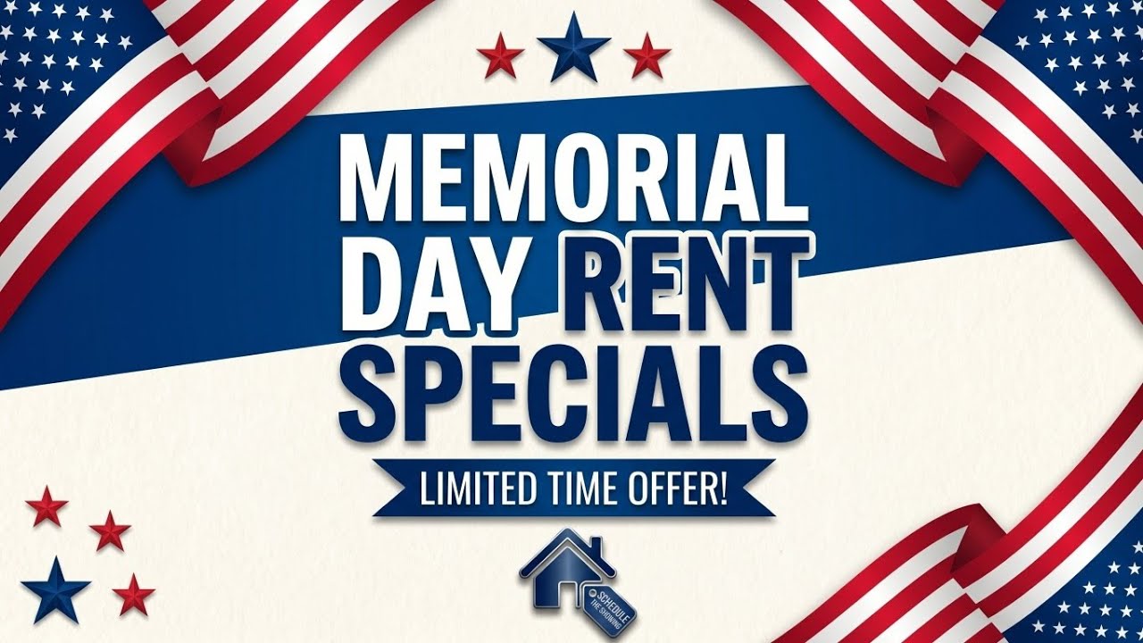 Memorial day special rental offers | Tech realty rentals 