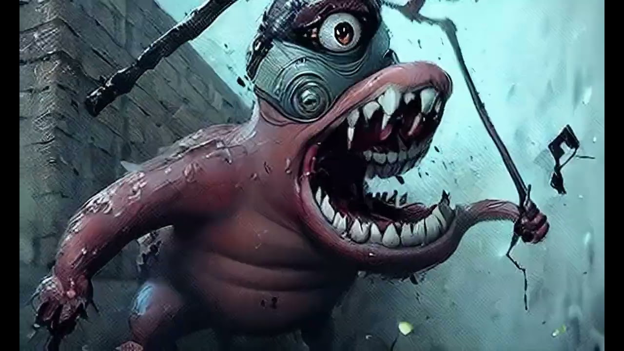 Resident Evil Monster  Organic  Oni Compound Artwork  Of Character  Render