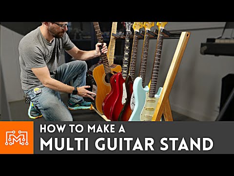 How to Make a Multi Guitar Stand | I Like To Make Stuff