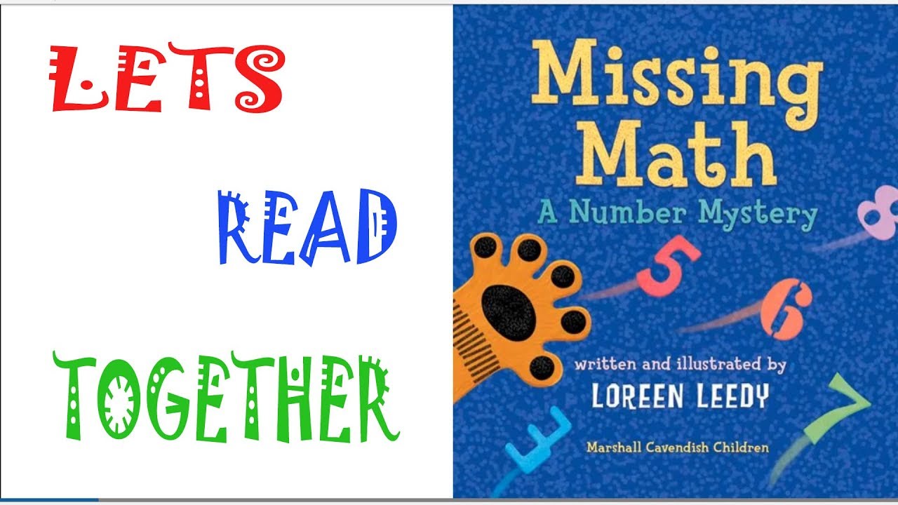 READ A LOUD. MISSING NUMBERS. THE BEST READING BOOKS FOR KIDS.