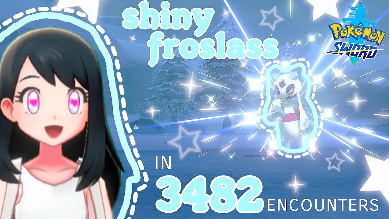 ♡ SHINY FROSLASS in 3482 soft resets! (pokemon sword) ♡