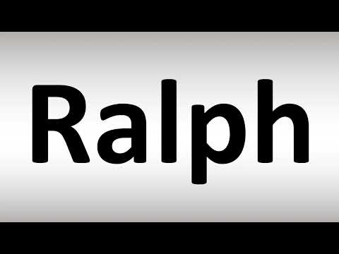 How to Pronounce Ralph