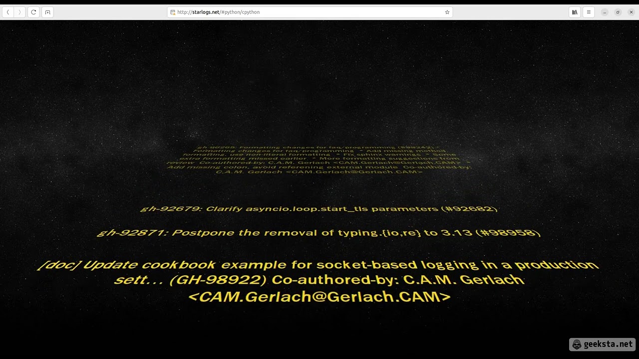 Turn a GitHub Repo's Commit History into a Star Wars Animation
