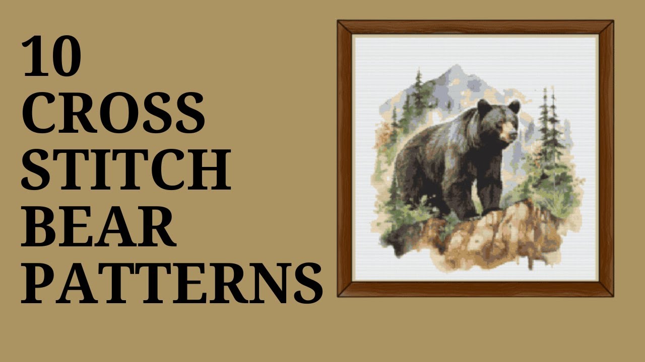10 Cross Stitch Bear Patterns