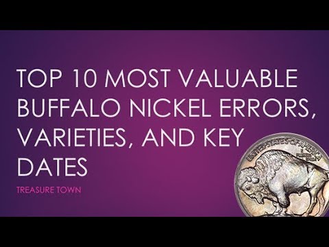 Top 10 Most Valuable Buffalo Nickels ($300000+) - Errors, Key Dates, Varieties