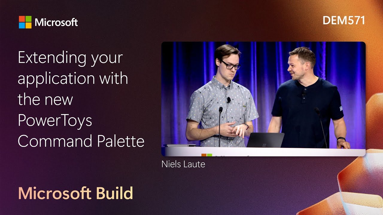 Extending your application with the new PowerToys Command Palette | DEM571