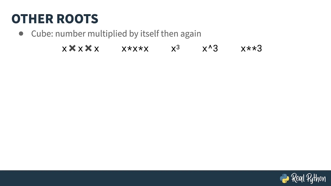 Using Square Root in Python