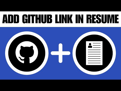 How to Add Github Profile Link in Resume (2025)