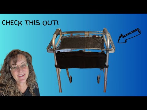 Walker tray and accessories bag - Help with independence