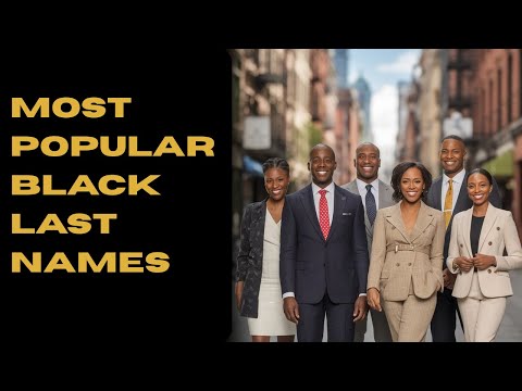 Top 10 Most Common Black Family Last Names
