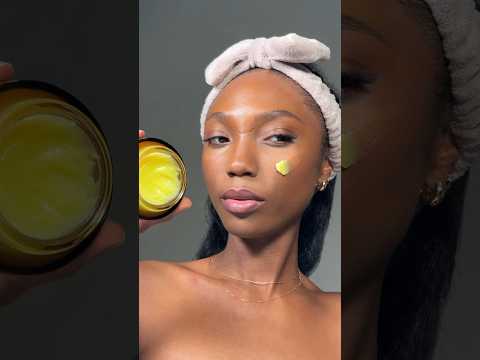 2 Step Night routine for Glowy skin Ft. True Botanicals ! ✨ #skincare #brownskin