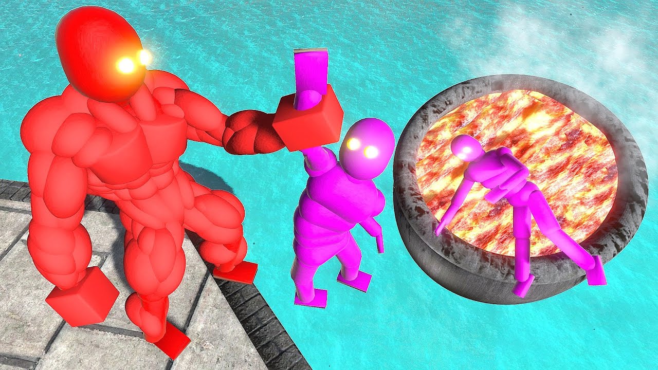 Ultra Power NPC Fights the Smart AI (with Active Ragdoll Physics)