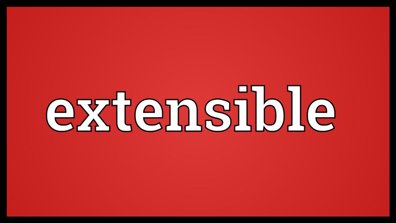Extensible Meaning