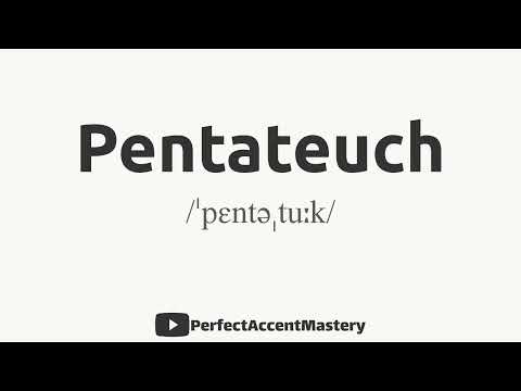 How to Pronounce PENTATEUCH | IPL | Definition | Perfect Accent Mastery