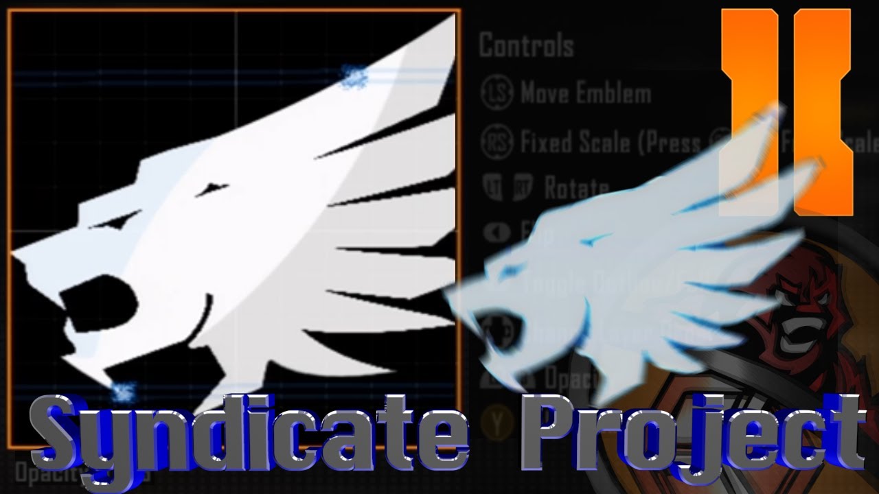 Black Ops 2 - The Syndicate Project Logo Emblem Tutorial
