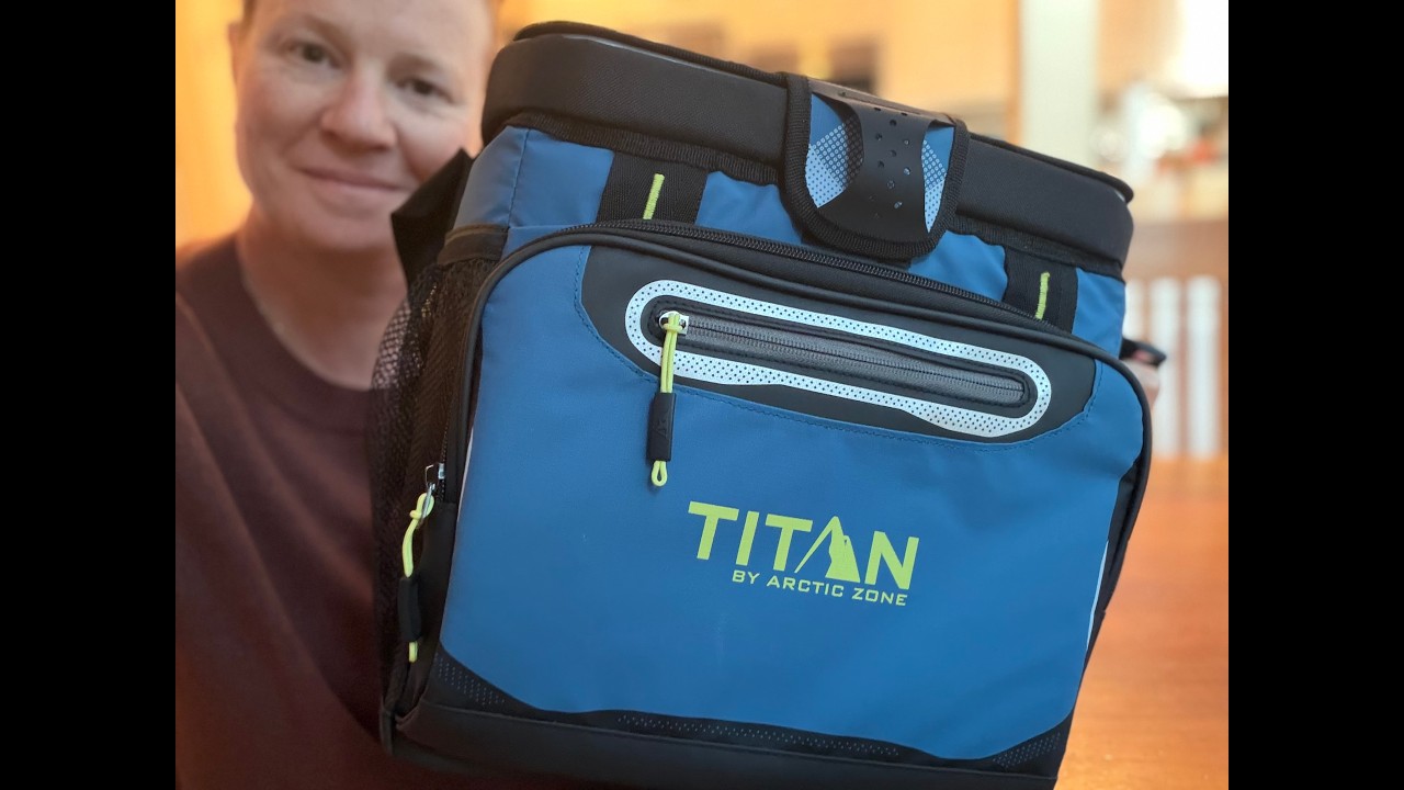 Hard shell Day Cooler - easy to clean, plenty of space.