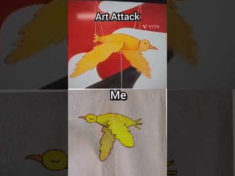 I make craft from art Attack#shorts