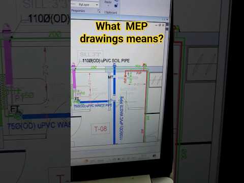 What MEP drawings means? #mepengineering #mepdrawings #mep #plumbing #fire #electrical #drawings
