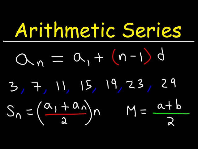Understanding Arithmetic Sequences and Series: A Comprehensive Guide | Galaxy.ai