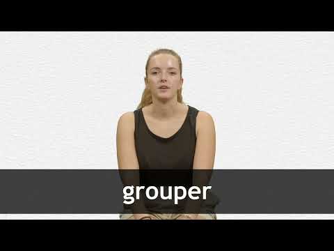 How to pronounce GROUPER in French