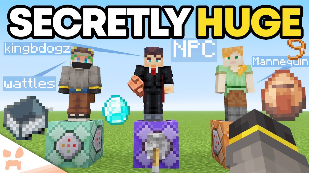 MANNEQUINS JUST CHANGED MINECRAFT FOREVER (mirrors, new npcs, + more)