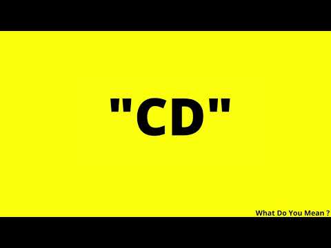 CD Full Form || What is CD ?