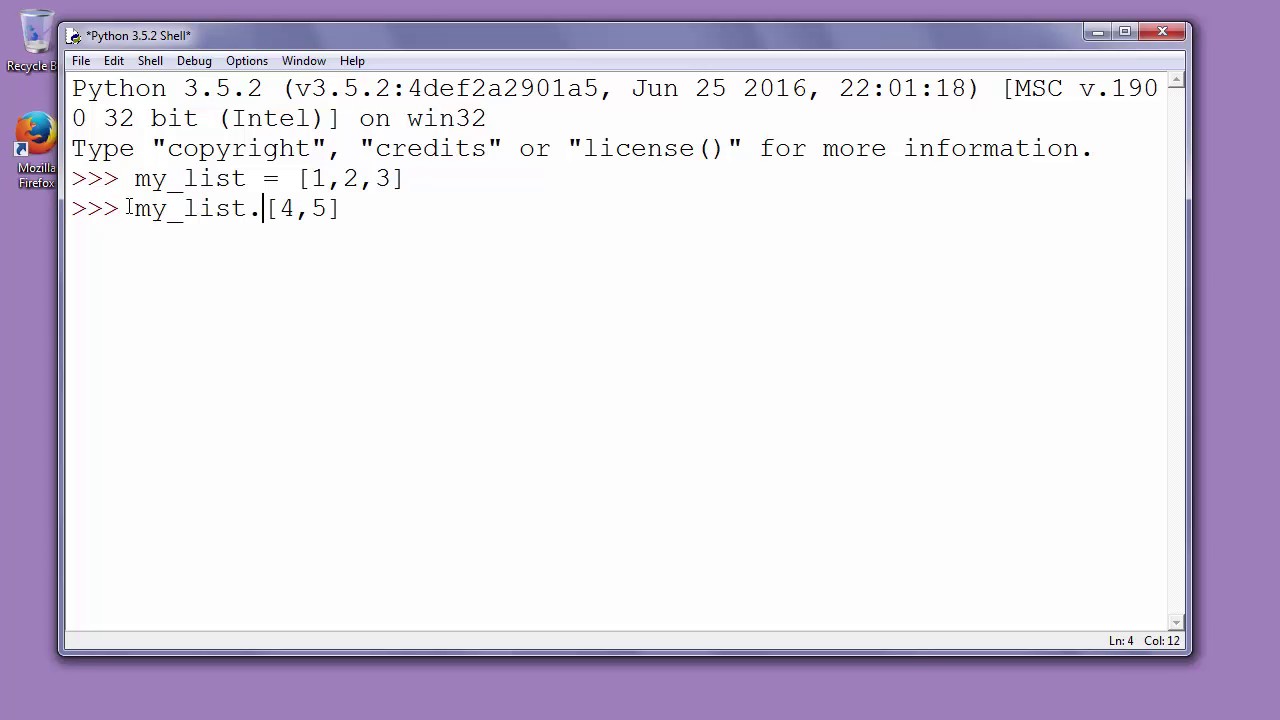 How to extend a list with another list in python - example (extend() function)