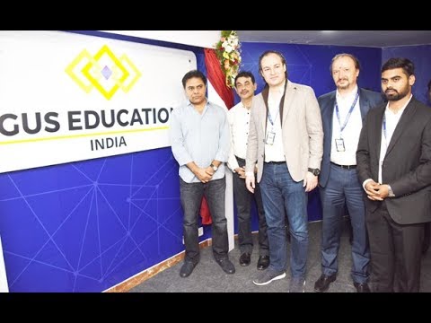 Minister KTR Speech, Launches GUS Education India | Hyderabad | DECCAN TV