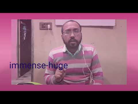 Immense-meaning