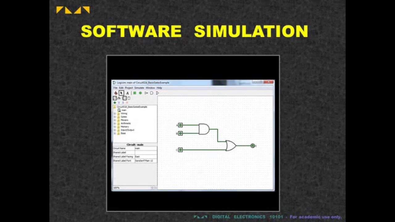 Digital Electronics 10101 - Software Simulation