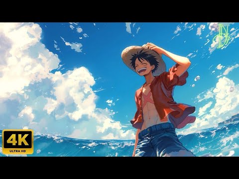 4K LUFFY IN THE BEACH LIVE WALLPAPER DOWNLOAD | FOR DESKTOP PC | ONE PIECE | INDesigner7