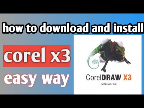 how to download and install corel x3 corel drow x3 kaise download kare