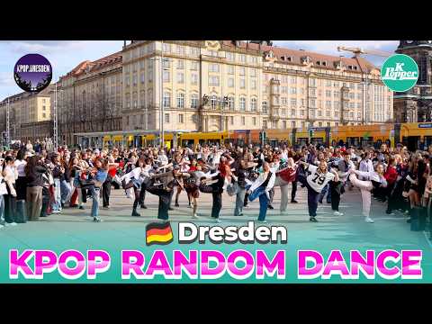 [4K] K-pop Random Dance in Public/ Dresden, Germany