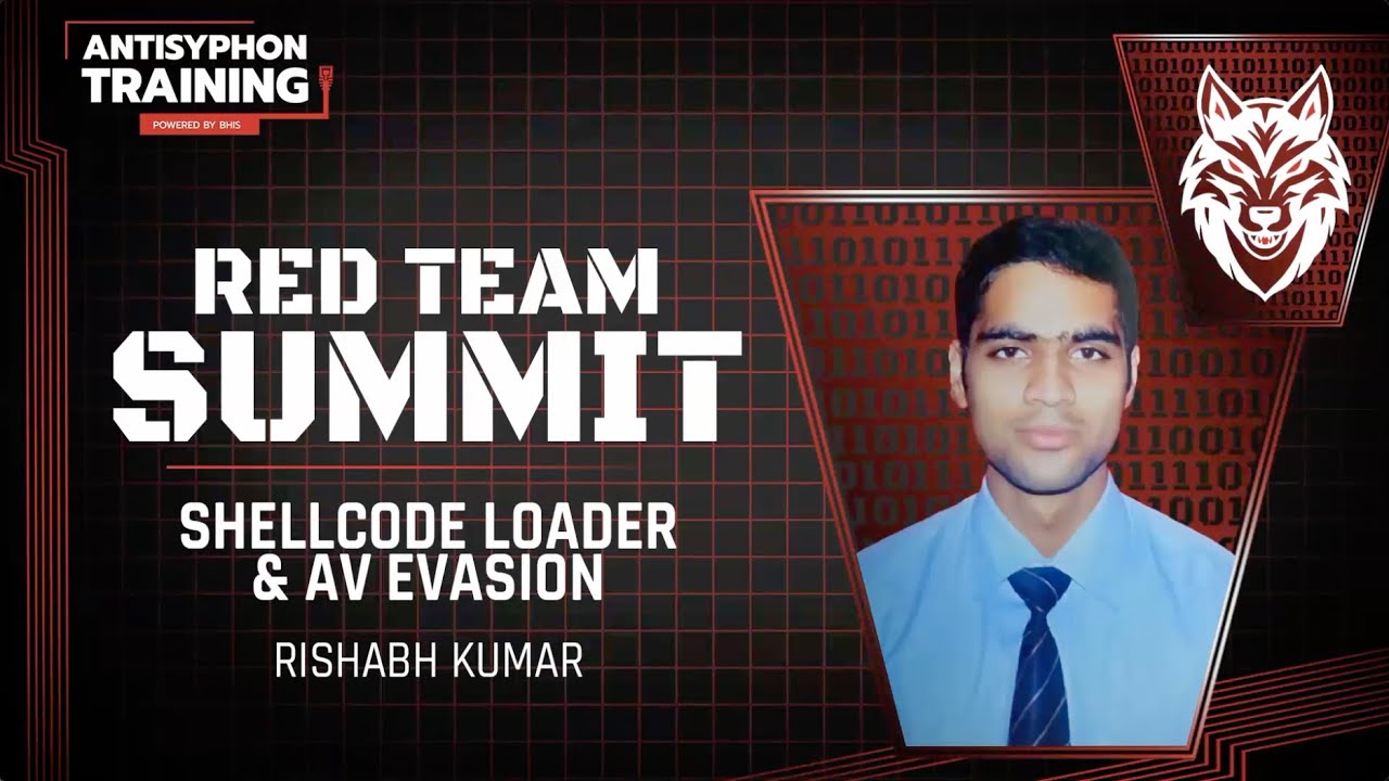 Shellcode Loader & AV Evasion | Rishabh Kimar