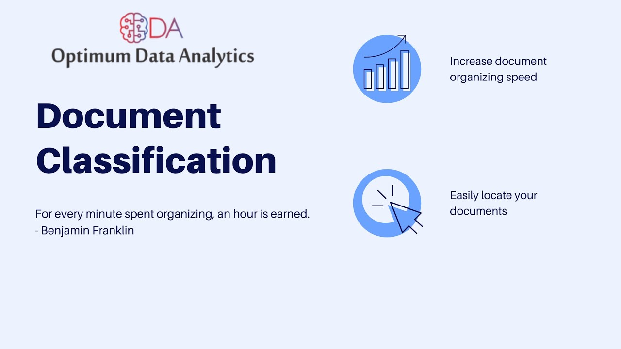 Document Classification | Optimum Data Analytics