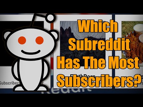 Comparison: Most Subscribed Subreddits