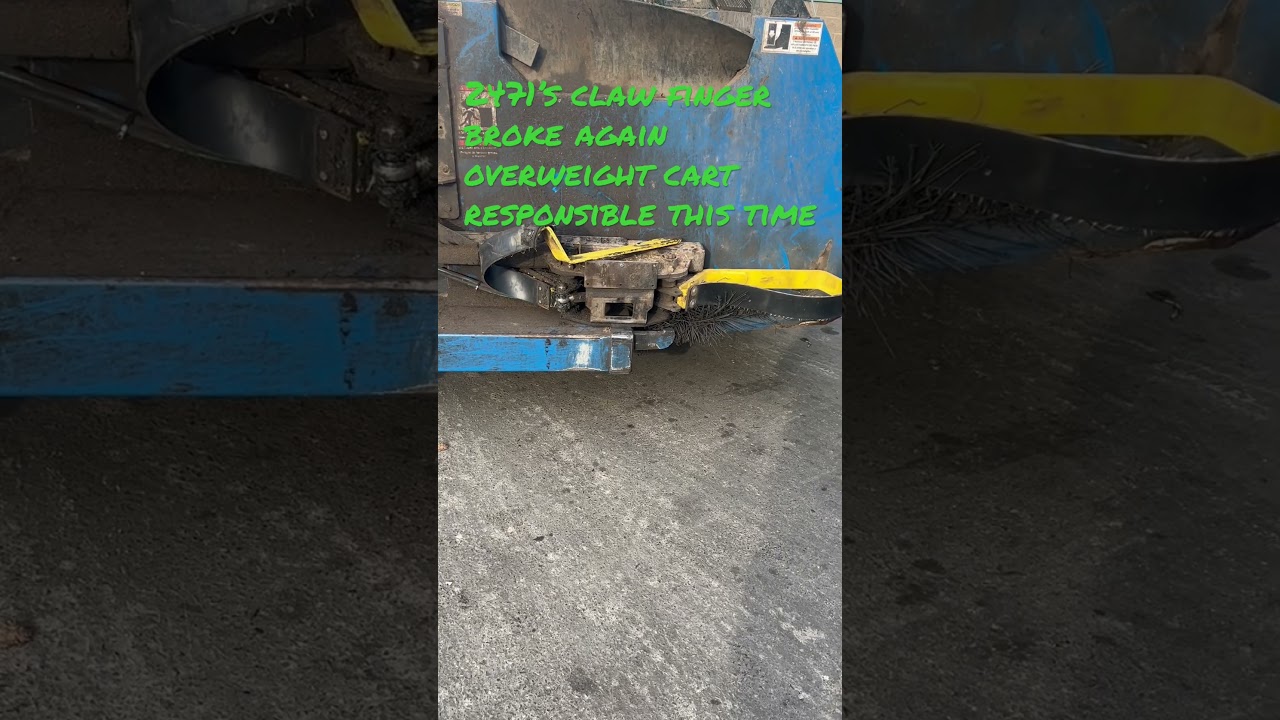 Republic services 2471 broke its Claw again