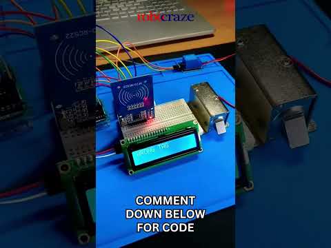 🔐 Smart Door Lock System using RFID & Arduino! 🤖
