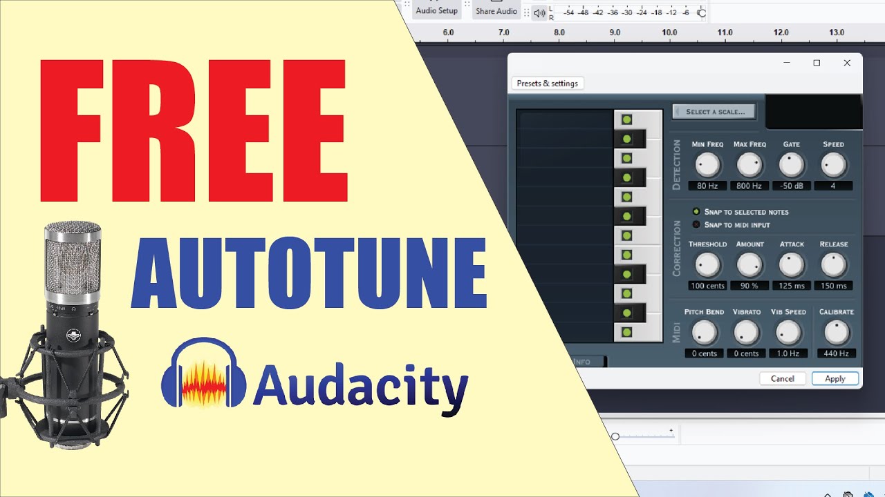 How to Install Free Autotune Plugins for Audacity - Best Autotune for Absolutely Free
