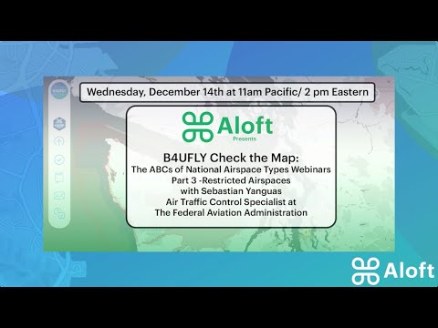 B4UFLY Check the Map Part 3: Restricted Airspaces Webinar On-Demand