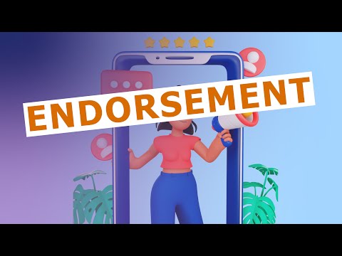 Endorsement advertising