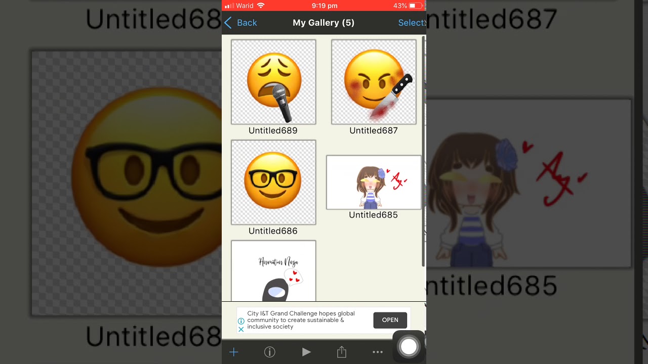 Welp i accidentally deleted my whole ibisPaint gallery-