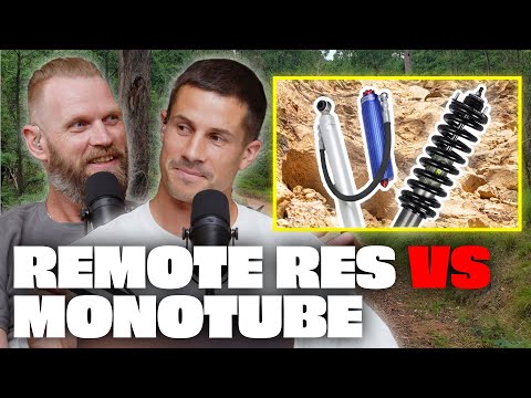 Comparing remote reservoir shocks to monotube shocks and adjustable suspension